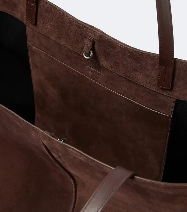 JIL SANDER Maxi Suede Tote Bag