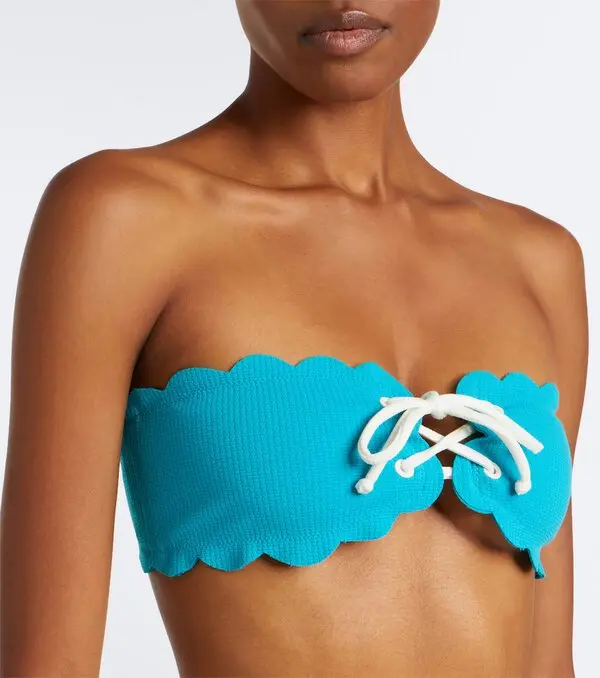 Marysia Riviera Scalloped Bikini Top