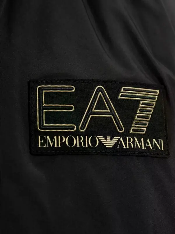 EA7 Logo-patch Hooded Jacket