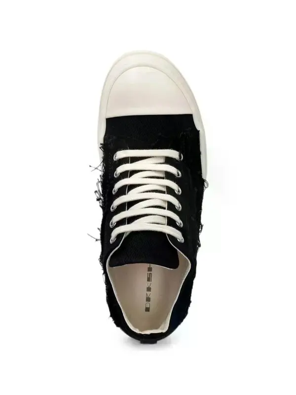 Rick Owens Distressed Low-top Sneakers