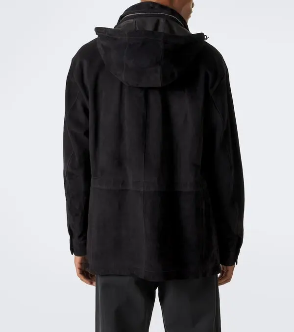 TOM FORD Hooded Suede Field Jacket