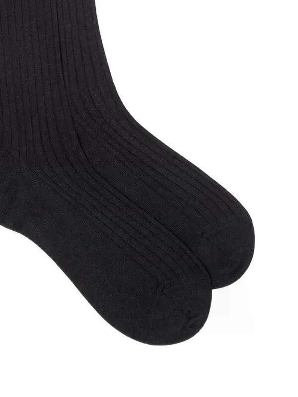 Loro Piana Sottile Ribbed Knee High Socks