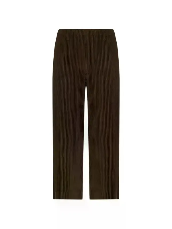 Issey Miyake Pleated Trousers - Brown