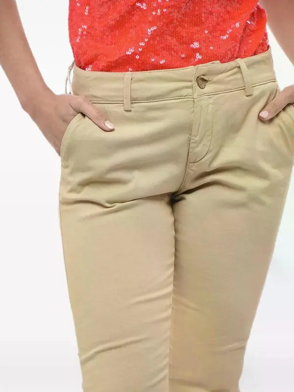 MAISON CLOCHARD Mallard Trousers With Turn-up Hem