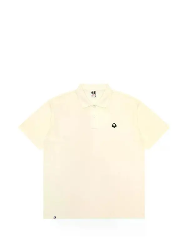 AAPE BY *A BATHING APE Aapenow Spades Polo Shirt - Neutrals