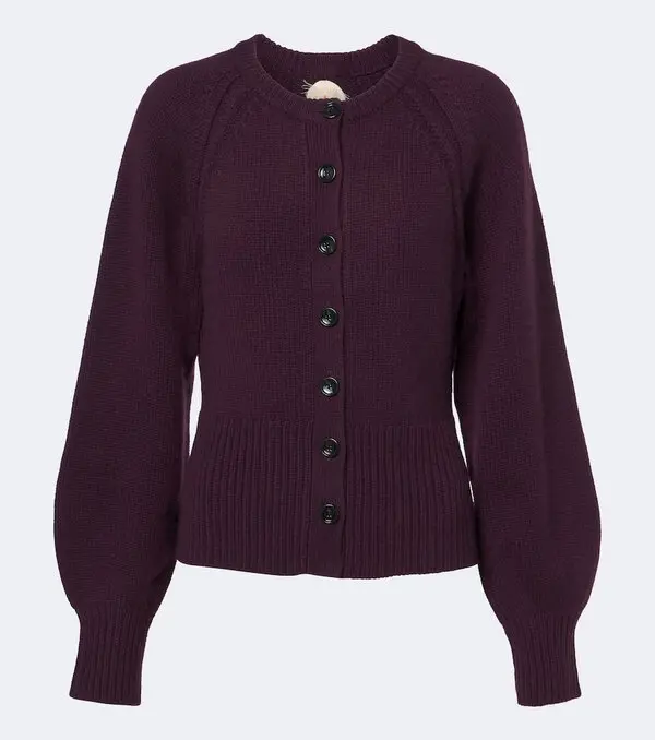 Jardin Des Orangers Cashmere Cardigan - Purple