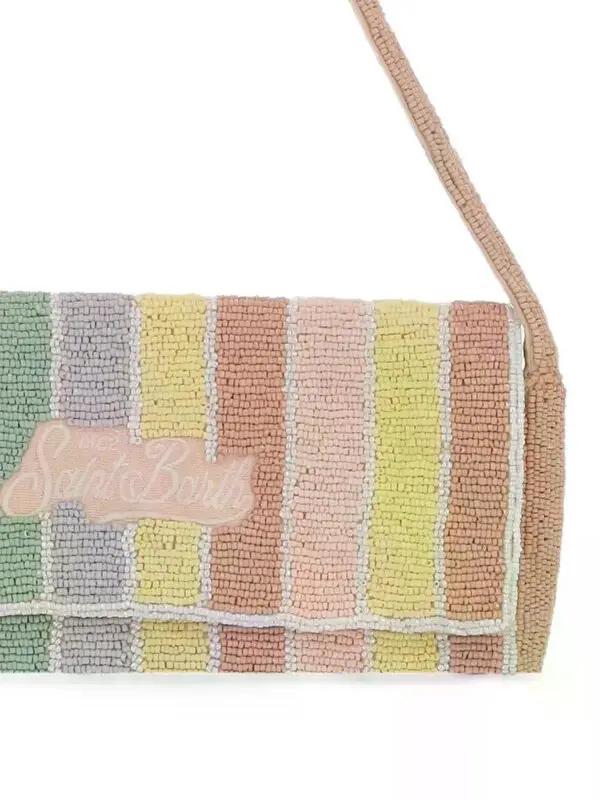 MC2 SAINT BARTH Beaded Shoulder Bag - Neutrals
