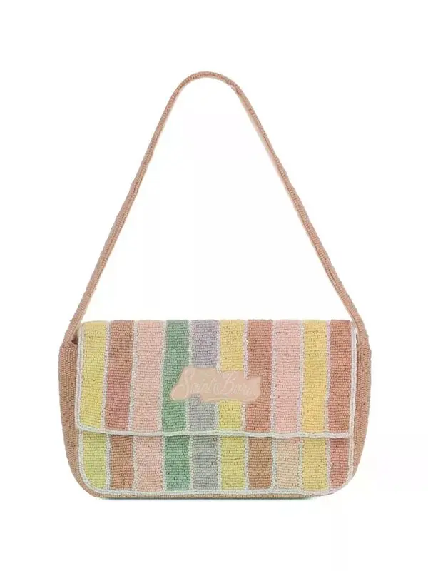 MC2 SAINT BARTH Beaded Shoulder Bag - Neutrals