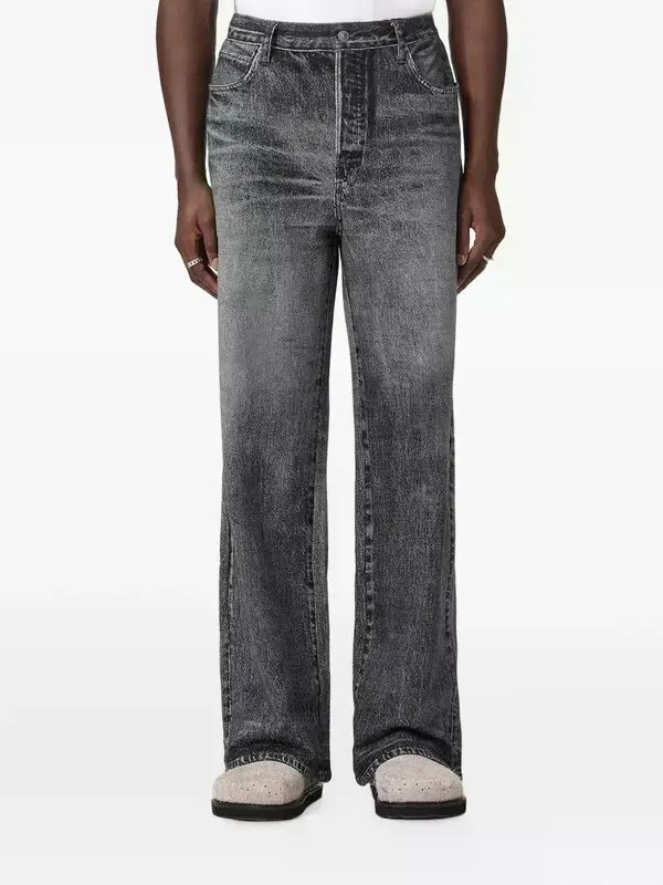 ALLSAINTS Lenny Wide-leg Jeans - Grey
