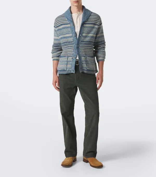 Ralph Lauren Cotton Corduroy Straight Pants - Green