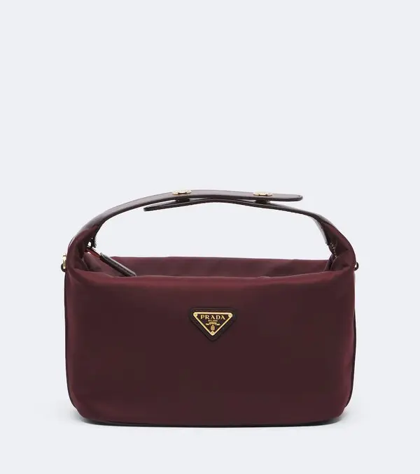 Prada Re-nylon Mini Top-handle Bag - Red