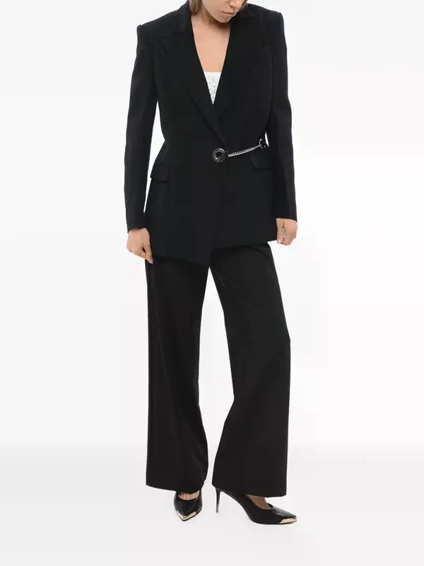 John Richmond Peak Lapel Logo-chain Blazer