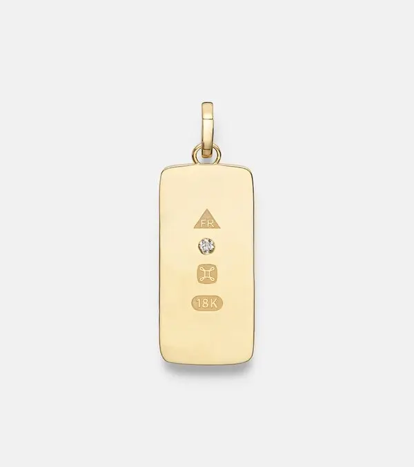 FOUNDRAE 18kt Yellow Pendant With Diamonds