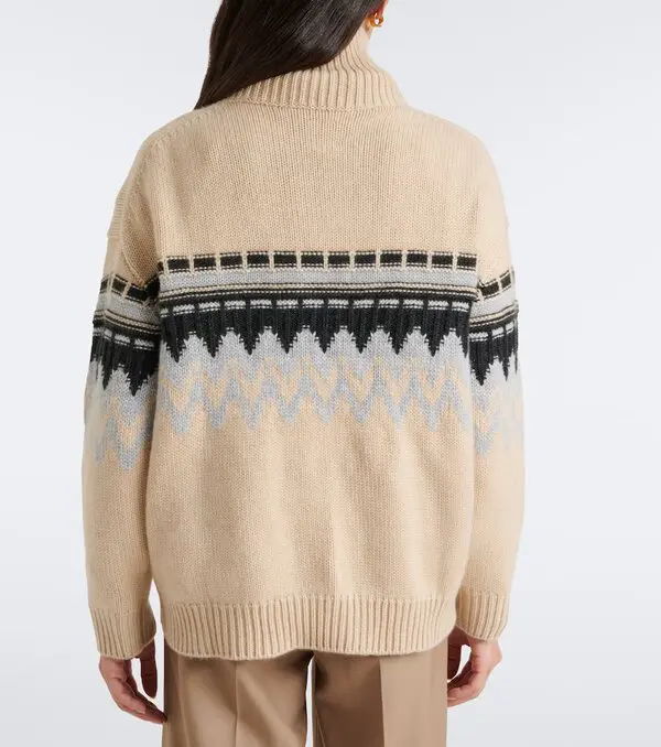 Jardin Des Orangers Fair Isle Cashmere Sweater