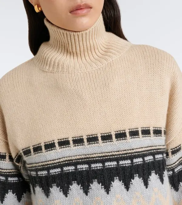 Jardin Des Orangers Fair Isle Cashmere Sweater