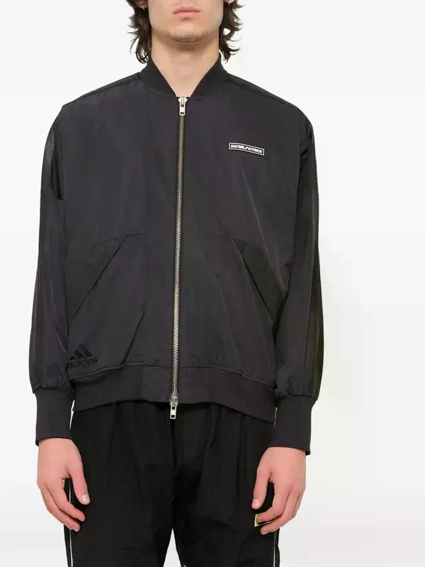 DANIEL PATRICK X Adidas Logo-patch Zip-up Jacket - Black