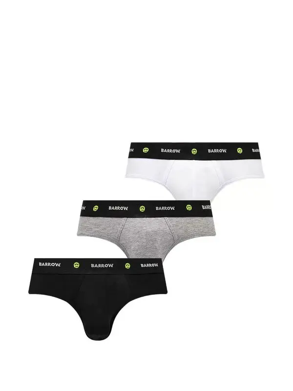 BARROW Logo-waistband Briefs - Neutrals
