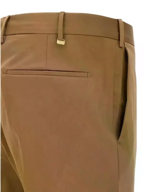 PT TORINO Logo-detail Trousers - Neutrals
