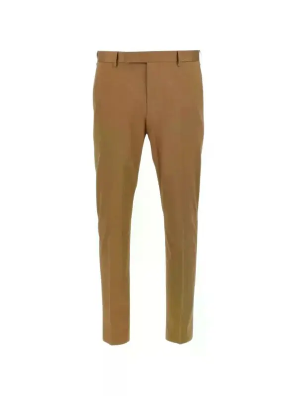 PT TORINO Logo-detail Trousers - Neutrals
