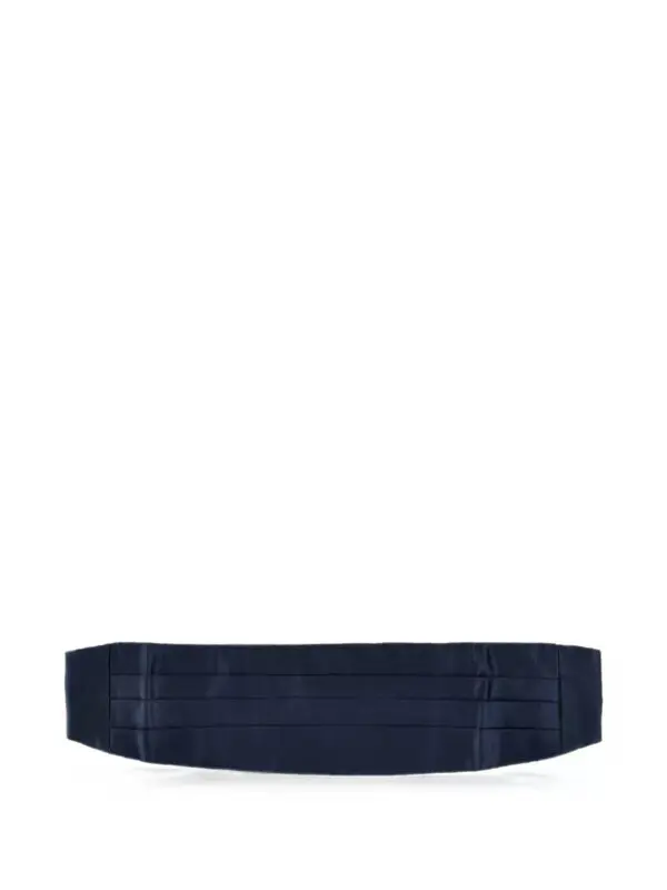 Corneliani Pleated Satin Cummerbund