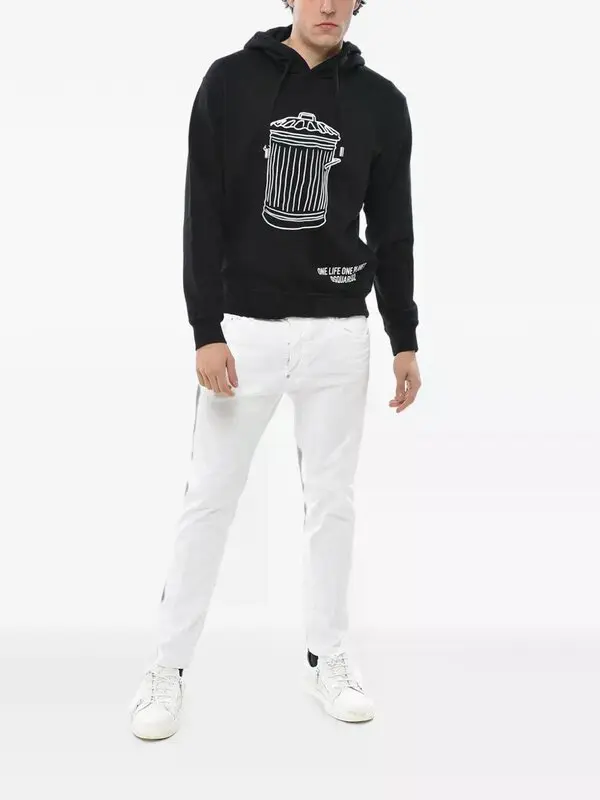 Dsquared2 Logo-print Drawstring Hoodie