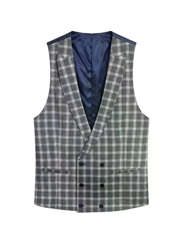 ROBERTO VINCENTI Check-pattern Waistcoat