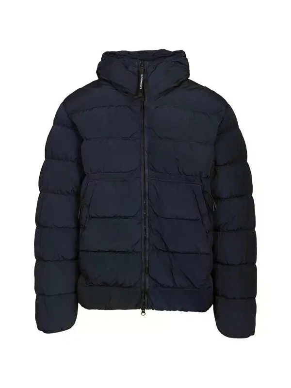 C.P. COMPANY Chrome-r Goggle Hooded Jacket - Blue