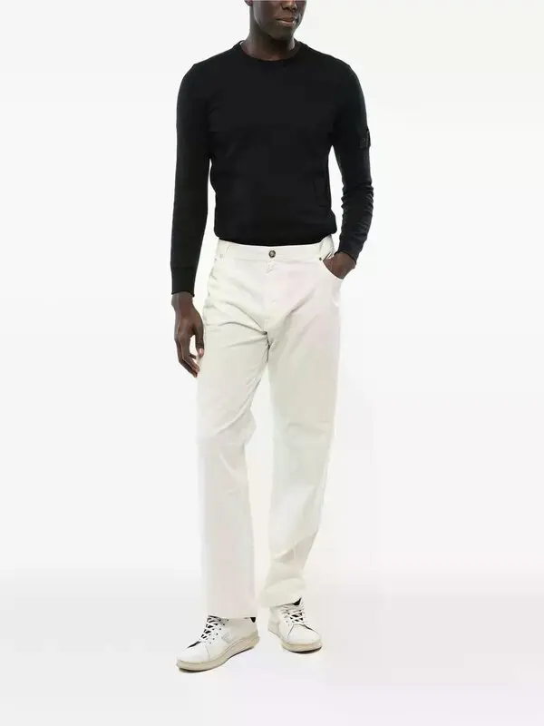 Corneliani Luxury Embroidered Jeans
