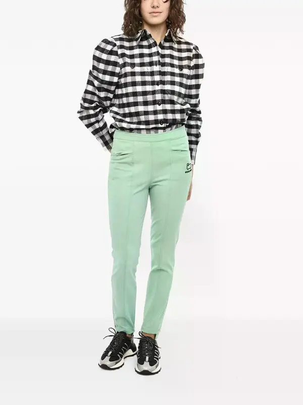 Woolrich Logo Embroidered Stirrup Trousers