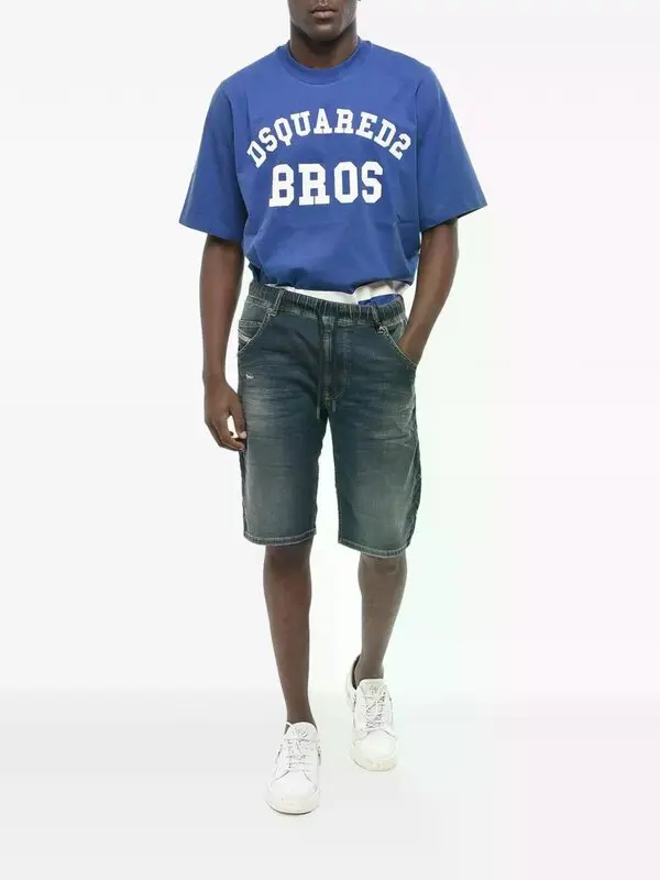 DIESEL® Krooley-ne Elasticated-waist Denim Shorts