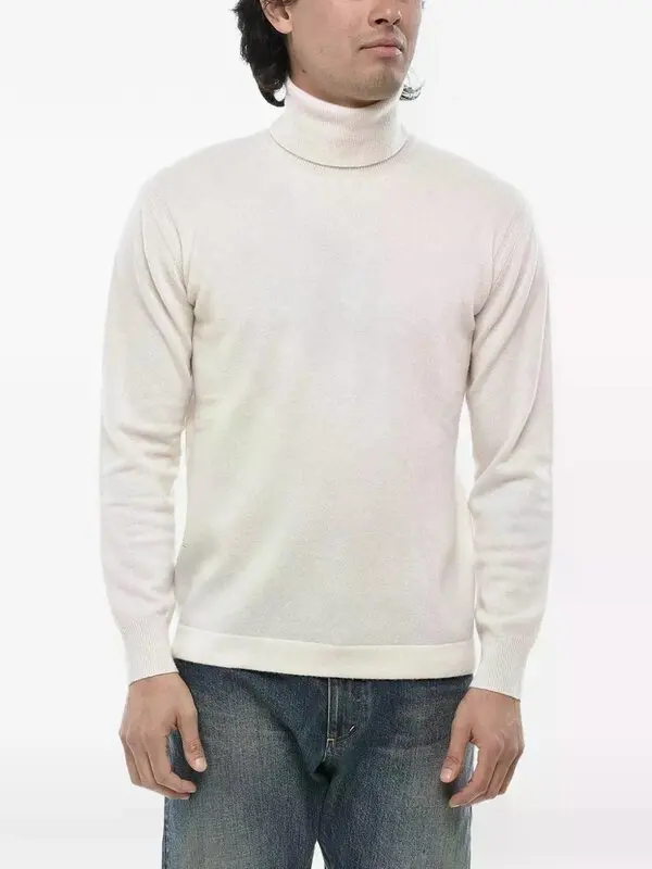 PAOLO PECORA Turtleneck Sweater - White