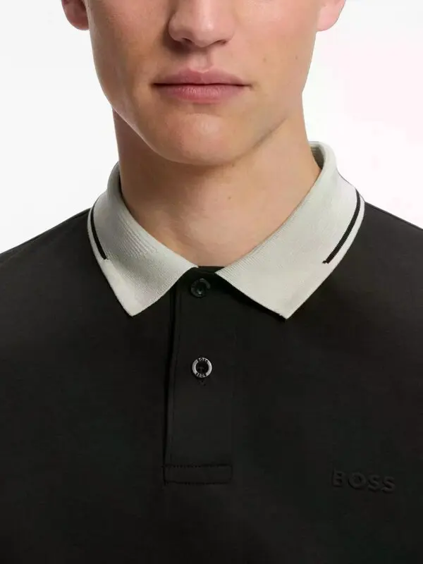 BOSS Tipped-trim Polo Shirt