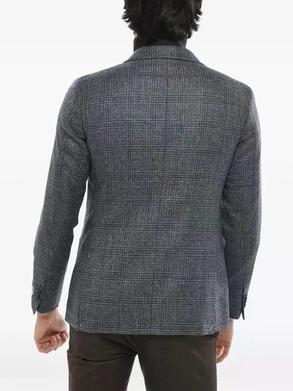 Corneliani Check-pattern Wool Blazer