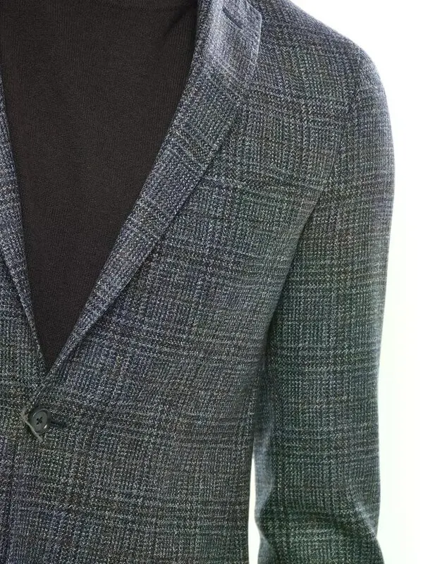 Corneliani Check-pattern Wool Blazer