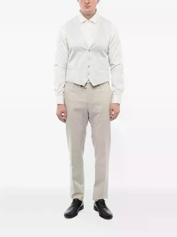 Corneliani Single-breasted Martingale Waistcoat