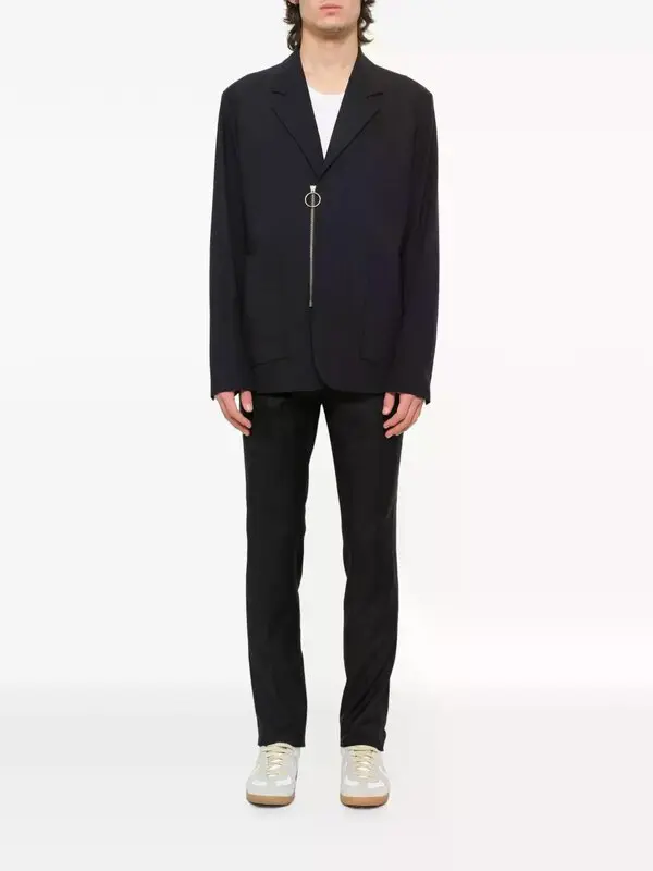 WOOYOUNGMI Zip-detail Notched-lapel Blazer