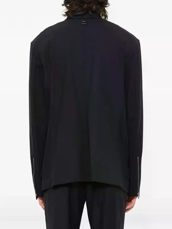 WOOYOUNGMI Zip-detail Notched-lapel Blazer
