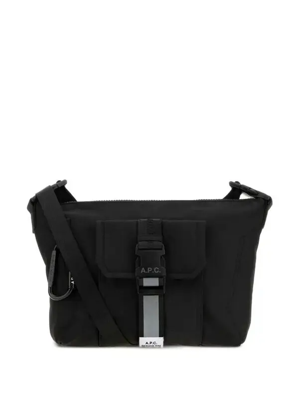 A.p.c. Trek Satchel Messenger Bag - Black