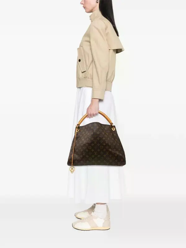 LOUIS VUITTON Monogram Artsy Mm Hobo Bag - Brown