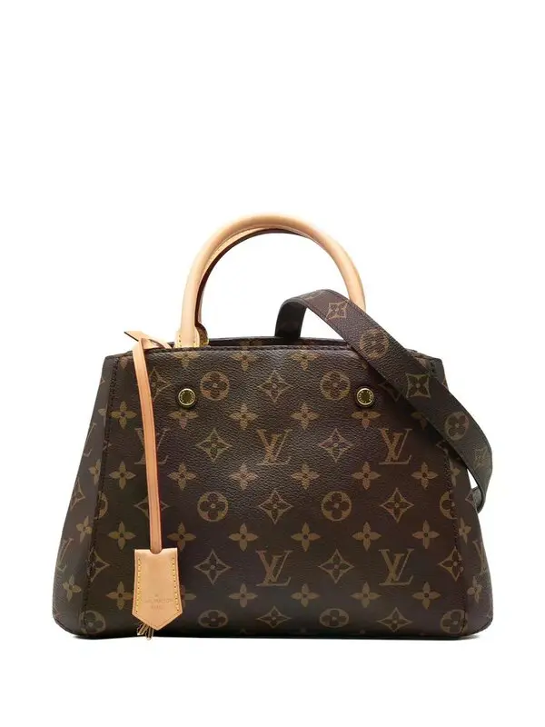 LOUIS VUITTON 2021-2026 Monogram Montaigne Bb Satchel - Brown