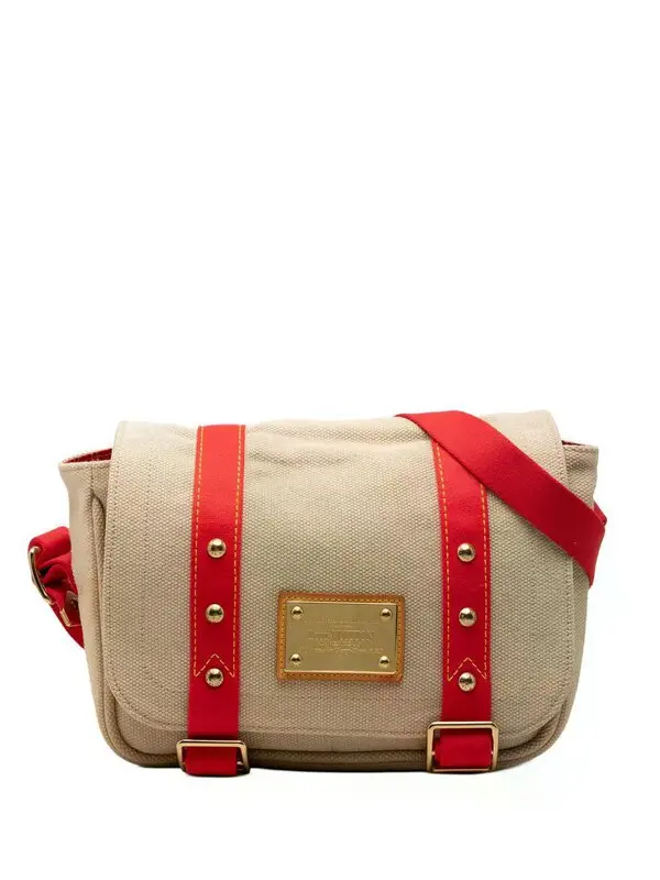 LOUIS VUITTON 2005 Antigua Besace Pm Crossbody Bag - Neutrals
