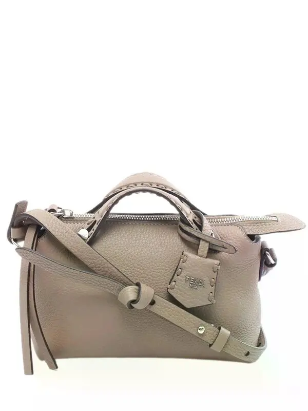 Fendi 2000-2010 Mini Leather Selleria The Way Satchel - Neutrals