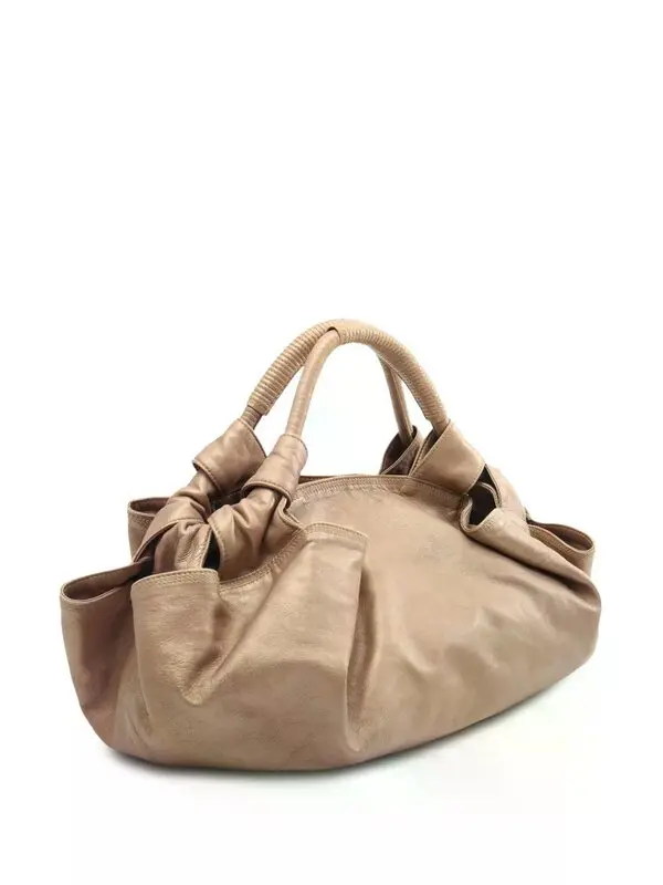 Loewe Metallic Nappa Aire Hobo Bag - Gold