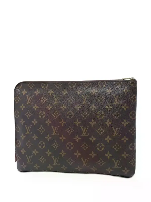 LOUIS VUITTON Monogram Etui Voyage Mm Clutch Bag - Brown