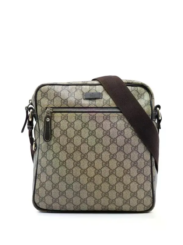 Gucci 2016-2026 Gg Supreme Crossbody Bag - Neutrals