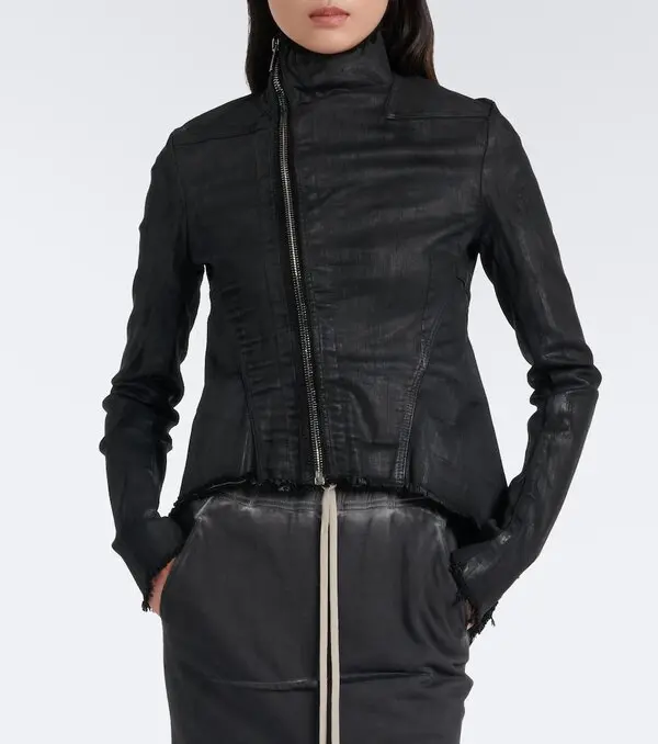 Rick Owens Naska Gary Denim Jacket - Black