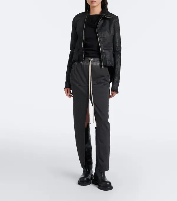 Rick Owens Naska Gary Denim Jacket - Black