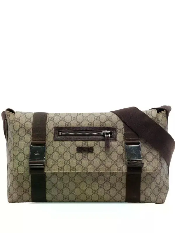 Gucci 2000-2026 Gg Supreme Crossbody Bag - Neutrals