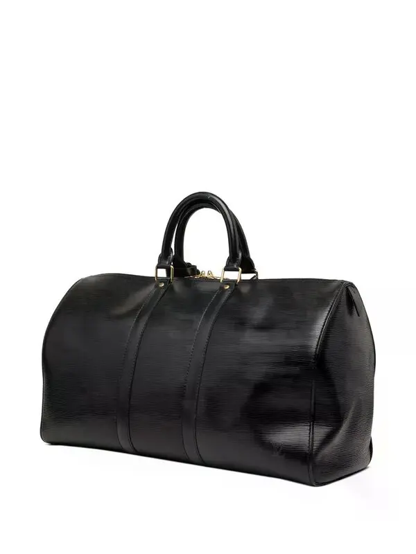 LOUIS VUITTON 1995 Epi Keepall 45 Travel Bag - Black