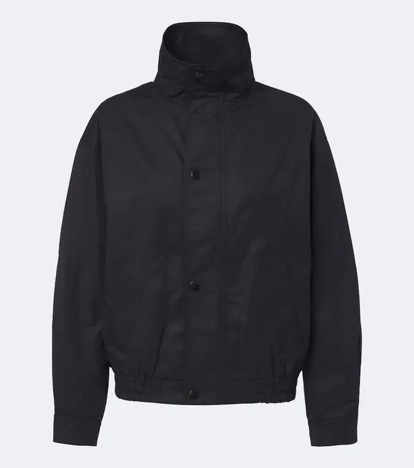 NILI LOTAN Classic Bomber Jacket - Black